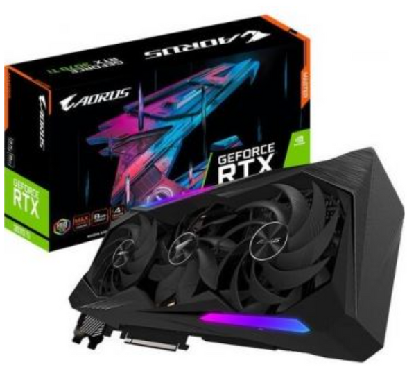 Gigabyte GeForce RTX 3070 Ti AORUS MASTER - 8GB of GDDR6X VRAM, 256-Bi ...