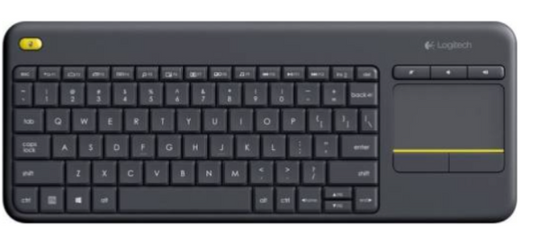 Logitech K400 Plus TV Wireless Touch Keyboard Touchpad Keyboard for In ...