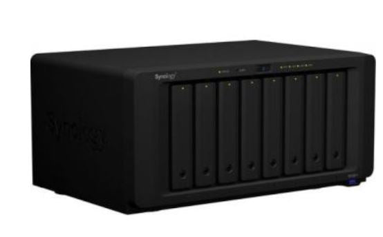 Synology DiskStation DS1821+ 8-Bay NAS Enclosure, 2.2 GHz AMD Ryzen V1 ...